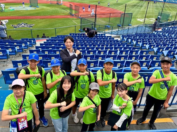 日本最高峰SMBC日本シリーズ開催の横浜スタジアムに子どもたちが潜入＆記者体験！見て、触って、聞いて、充実の1日を過ごす【PR】 | プロ野球 | BASEBALL GATE